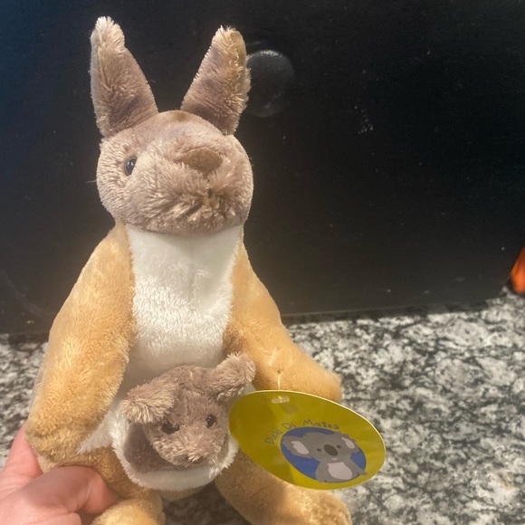 dinki di mates | Toys | Dinki Di Mates Kangaroo W Baby Plush | Poshmark